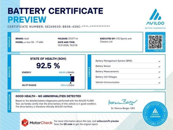 Used 2020 AUDI E-TRON TECHNIK 50 QUATTRO for sale - PistonHeads UK