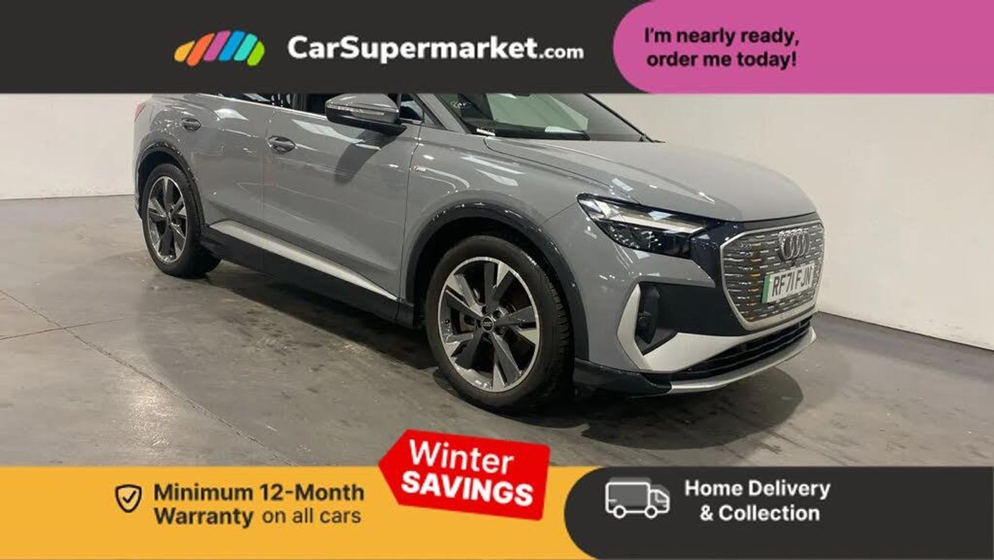 Used 2022 AUDI Q4 E-TRON S LINE 40 for sale - PistonHeads UK