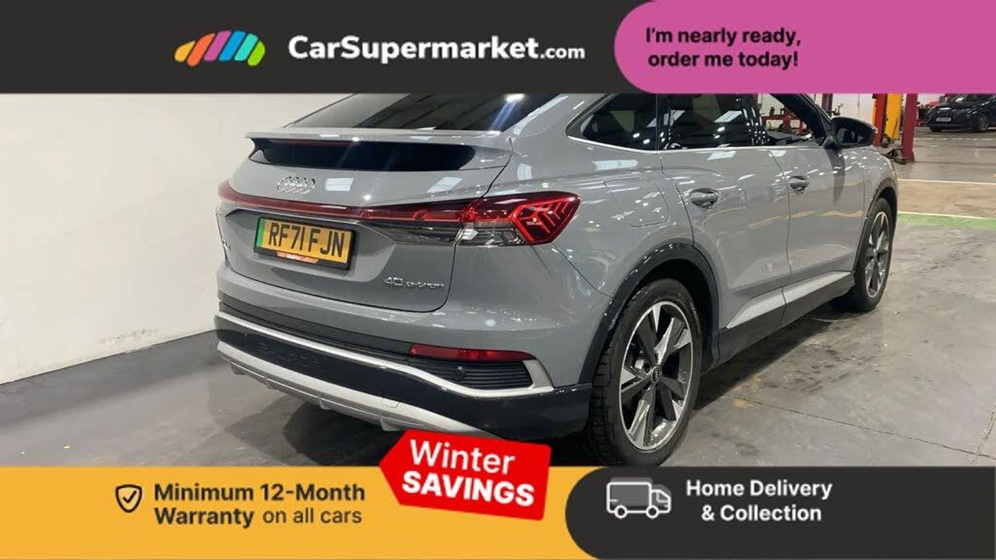 Used 2022 AUDI Q4 E-TRON S LINE 40 for sale - PistonHeads UK