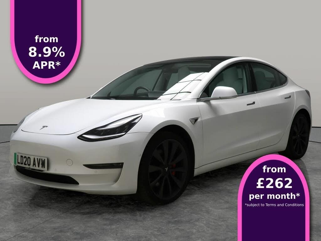 Used Tesla Model 3 (Dual Motor) Performance Saloon 4dr Electric Auto ...