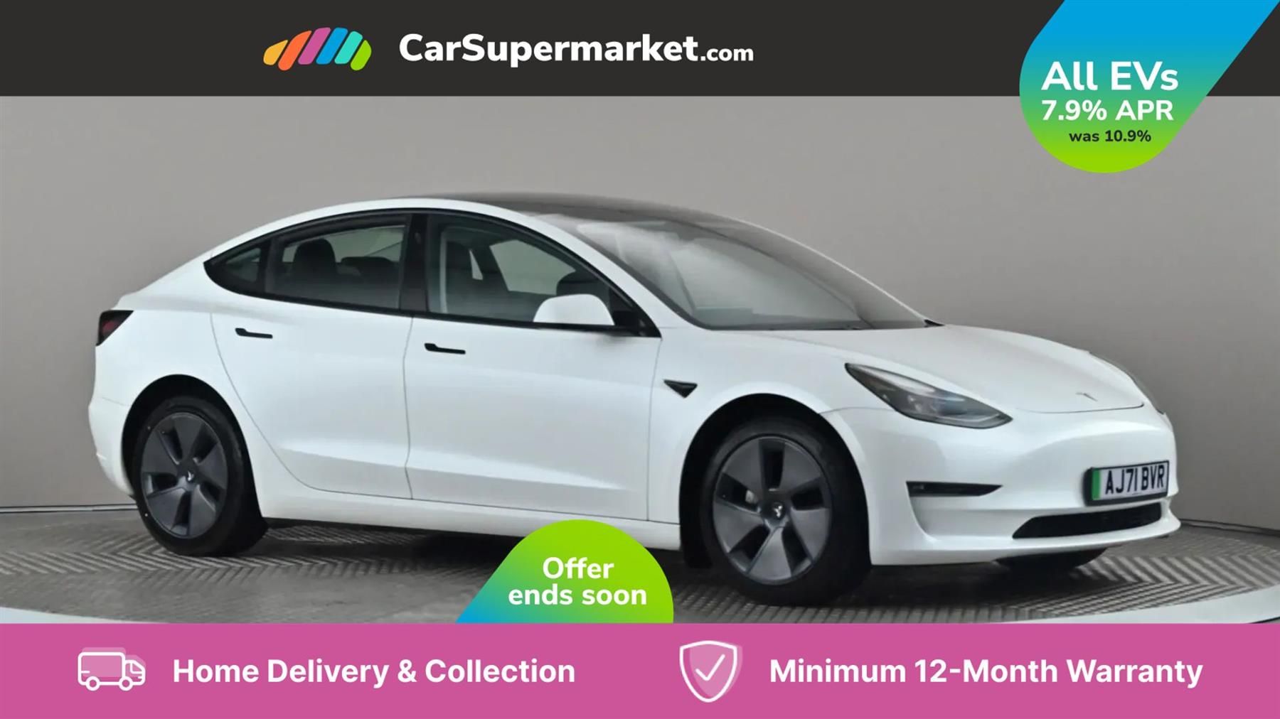 Used 2021 TESLA MODEL 3 LONG RANGE AWD for sale - PistonHeads UK