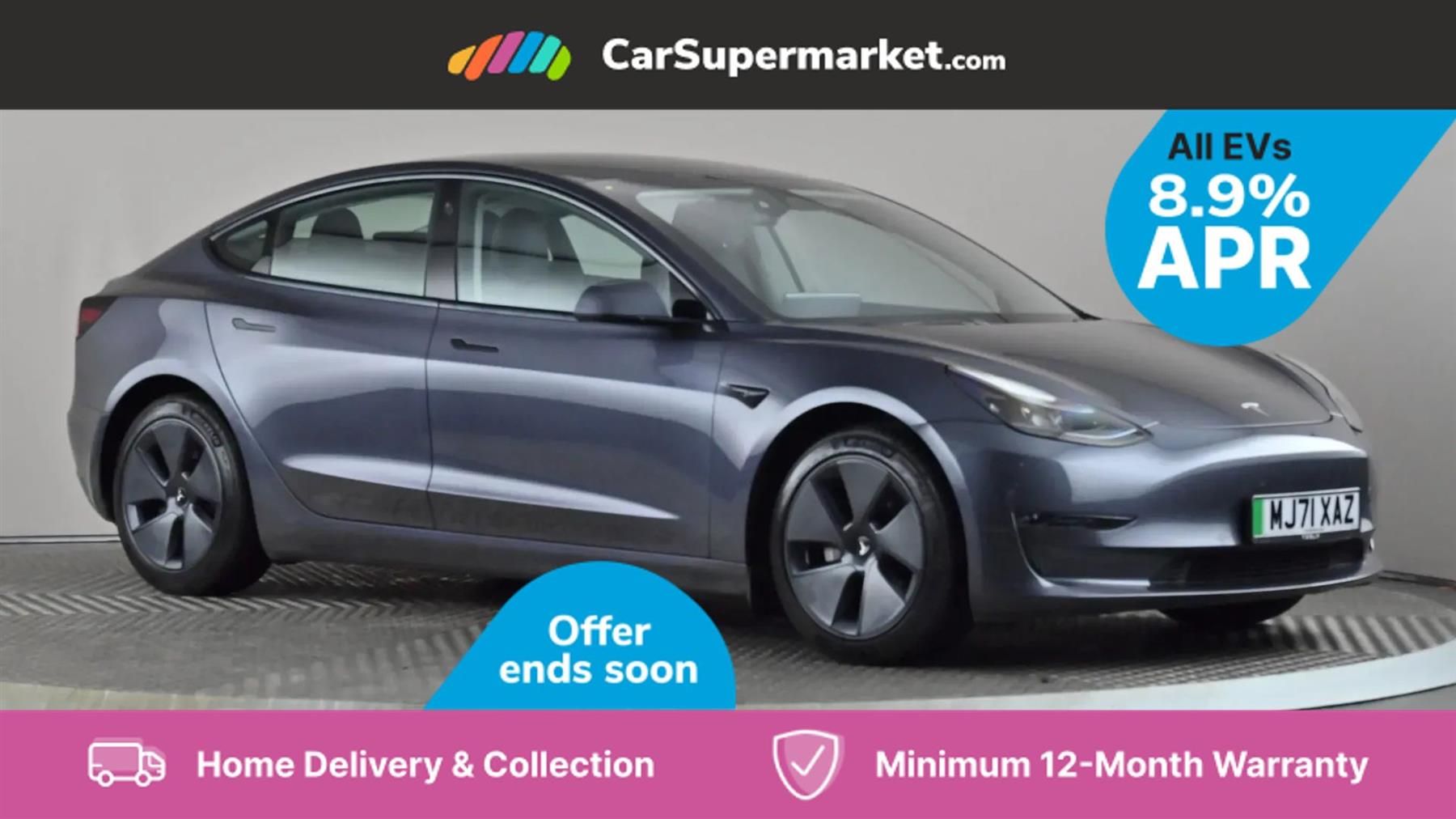 Used 2021 TESLA MODEL 3 LONG RANGE AWD for sale - PistonHeads UK