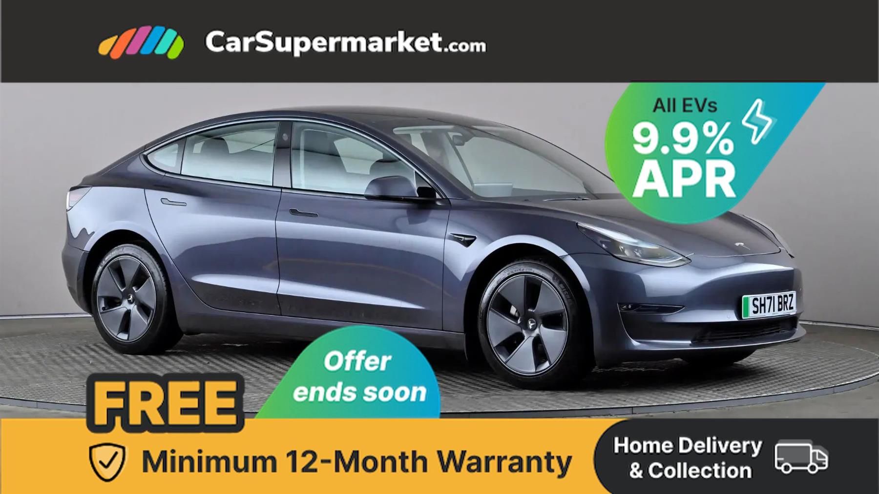 Used 2021 TESLA MODEL 3 LONG RANGE AWD for sale - PistonHeads UK