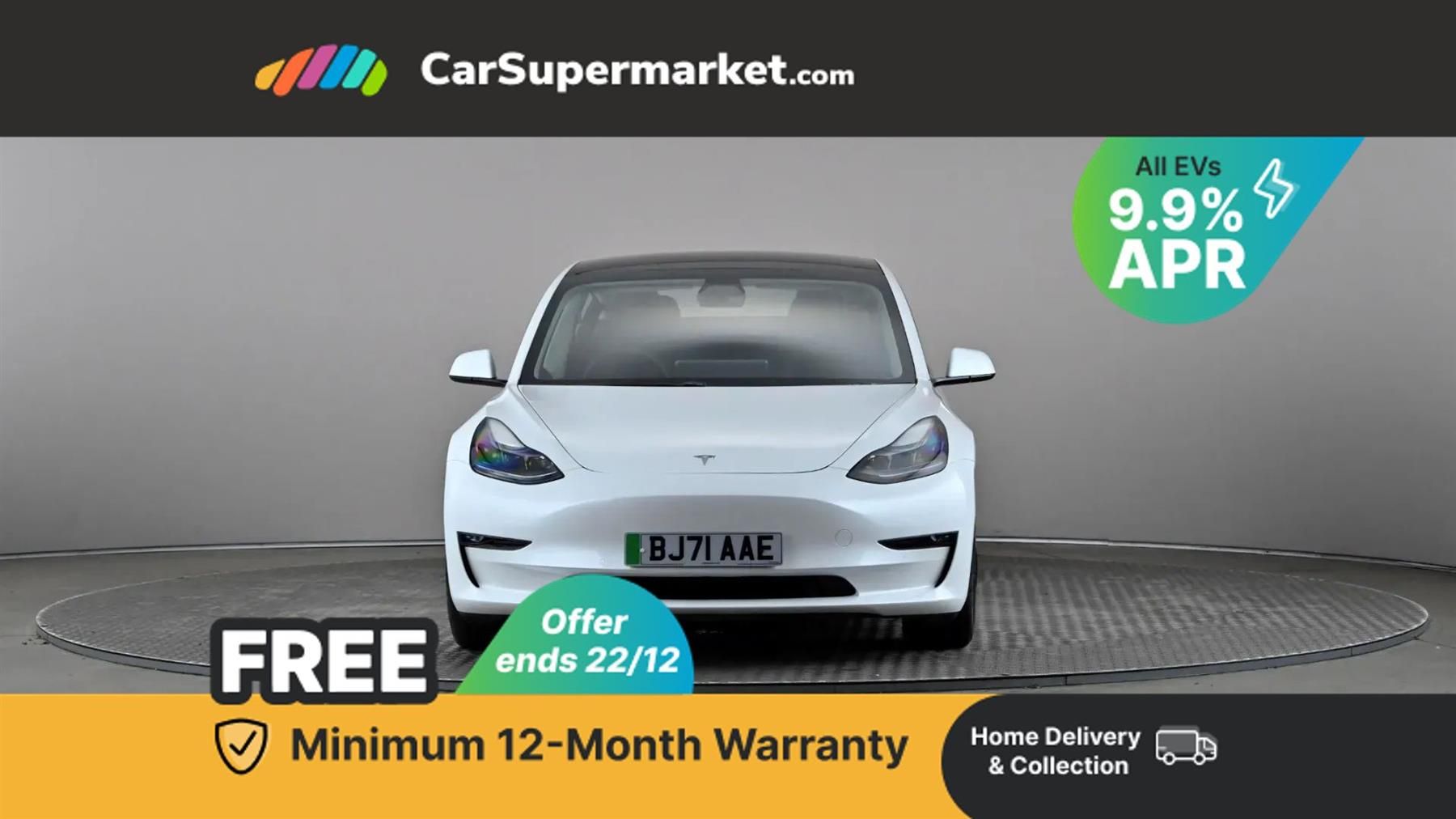 Used 2021 TESLA MODEL 3 LONG RANGE AWD for sale - PistonHeads UK