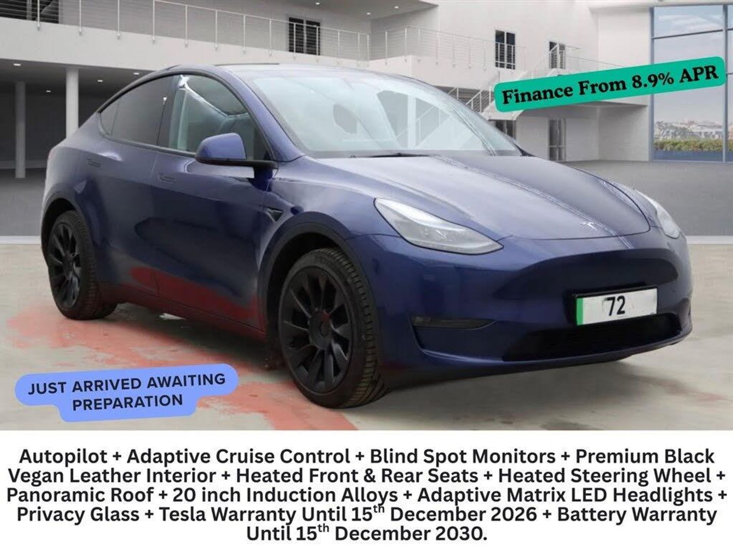 Used 2022 TESLA MODEL Y LONG RANGE AWD for sale - PistonHeads UK